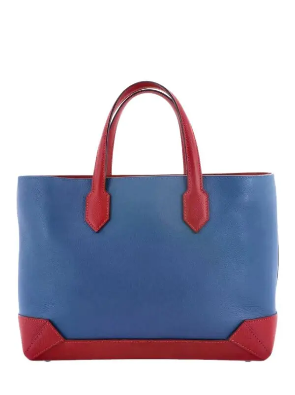 Hermès Maxibox Cabas Evercolor With Epsom 30 Tote Bag - Blue
