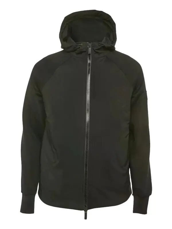 BOSS Zip-up Drawstring Hood Jacket - Black