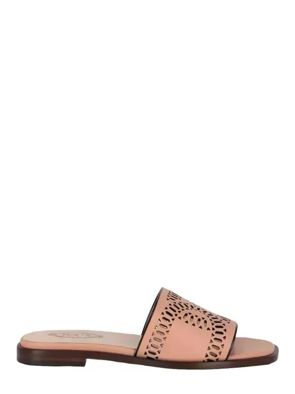 TOD'S Laser-cut Slip-on Sandals - Neutrals