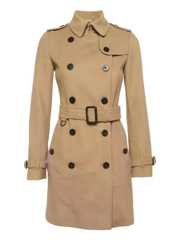 Burberry Double-breasted Trench Coat - Brown