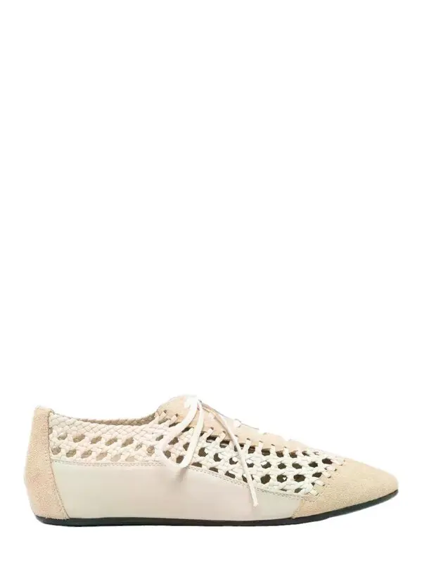 Hereu Woven Leather Sneakers - Neutrals