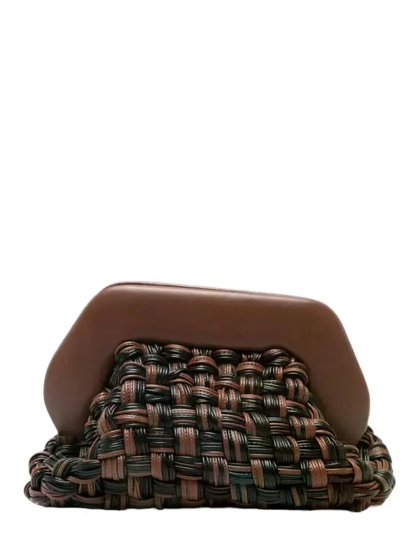 THEMOIRE Bios Clutch Bag - Brown