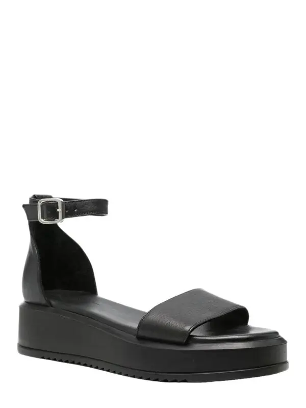 SERGIO MORETTI FIRENZE Buckle-fastening Sandals - Black
