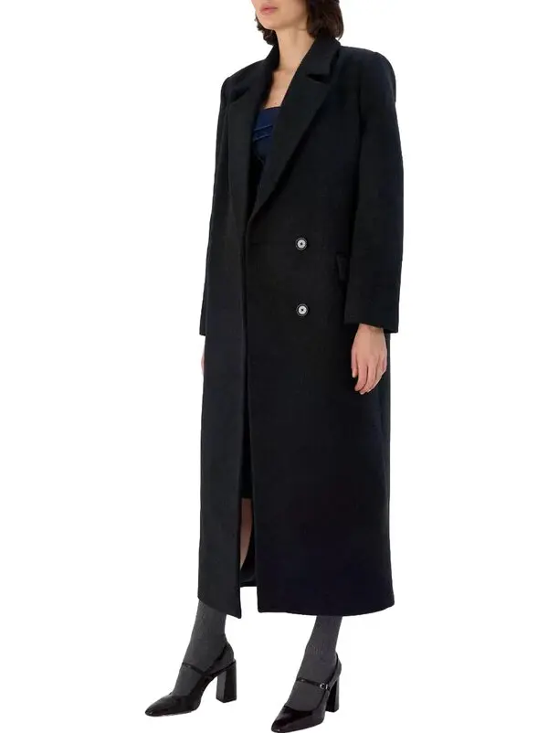 OCCLEUS Sasha Double-breasted Coat - Grey
