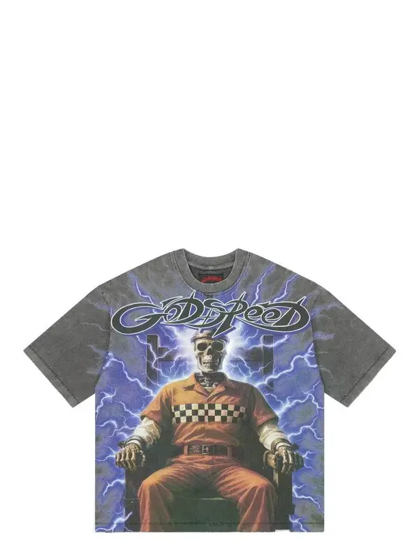 GODSPEED Culture Shock Graphic-print T-shirt - Grey