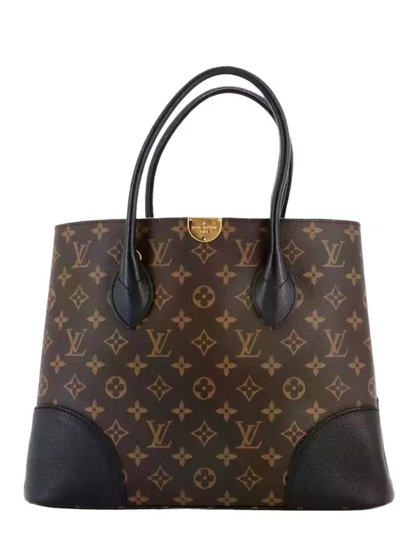 LOUIS VUITTON Flandrin Handbag Monogram Canvas And Leather Tote - Black