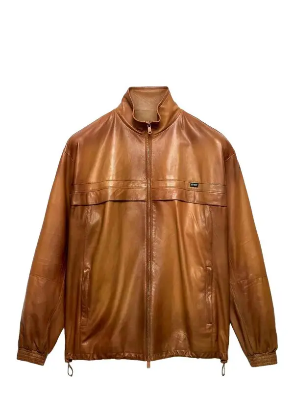 Prada Nappa Leather Jacket - Brown