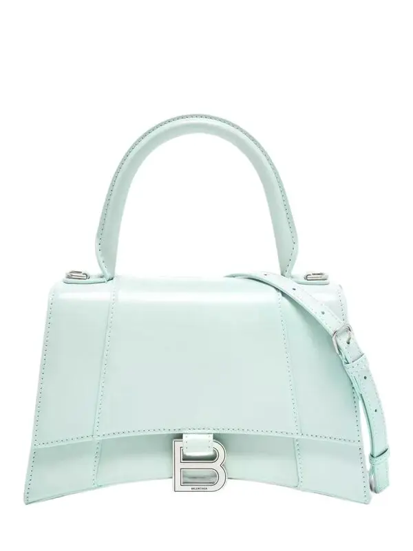 Balenciaga Hourglass Top Handle Bag - Green