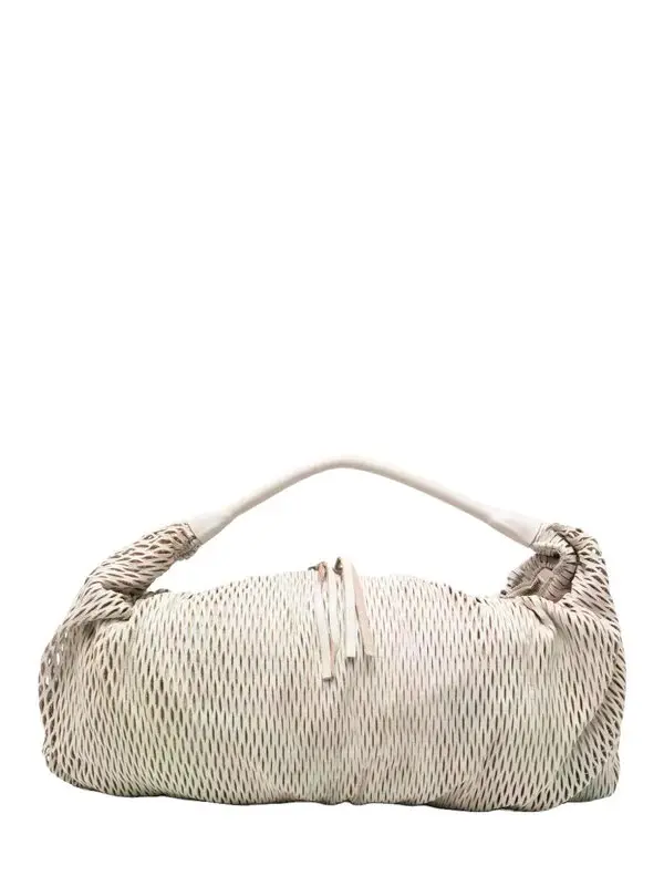 SOMMET Aura Rete Leather Shoulder Bag - Neutrals