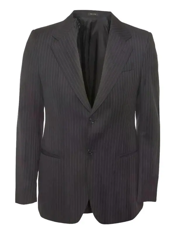 Emporio Armani Josh Line Pinstripe Blazer - Grey
