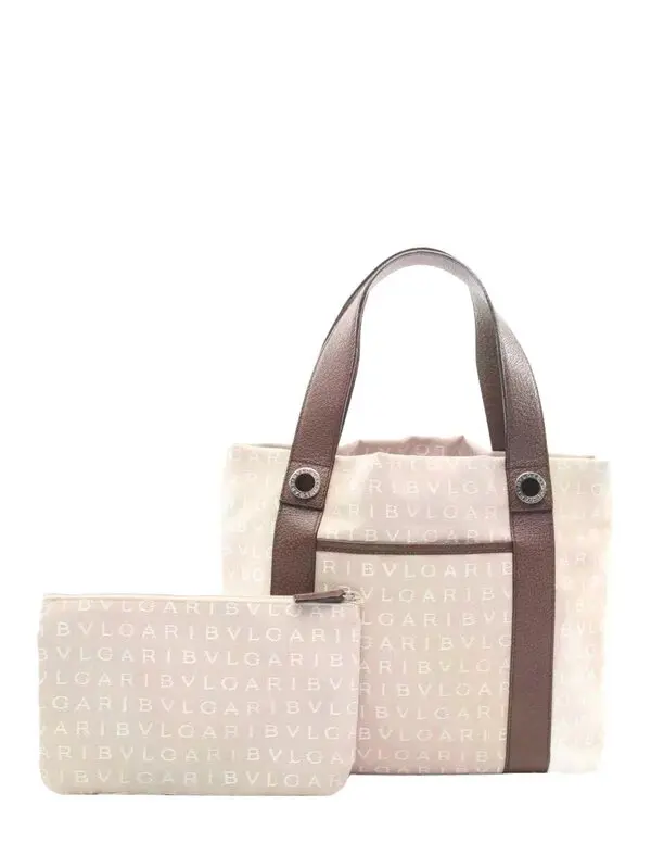 BVLGARI Logomania Tote Bag - Neutrals
