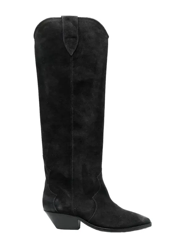Isabel Marant Étoile Denvee Suede Boots - Black