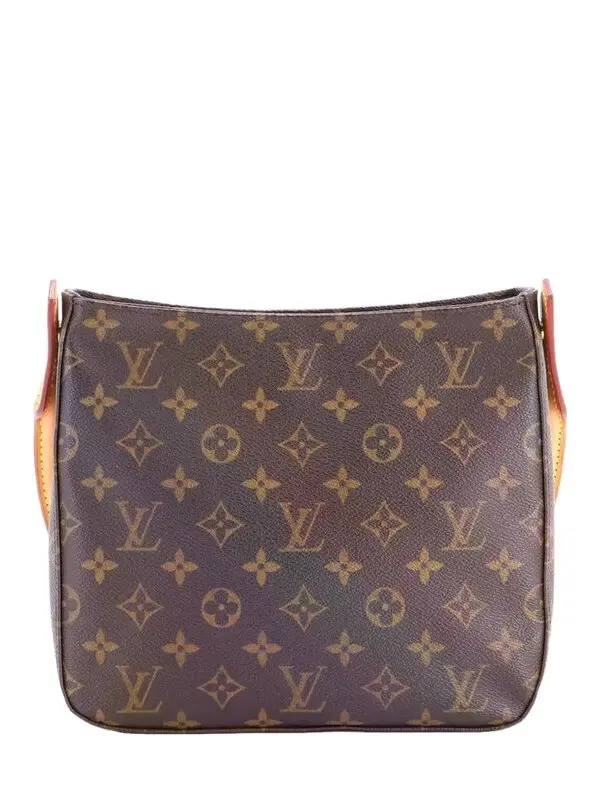 LOUIS VUITTON Monogram Canvas Looping Mm Satchel Handbag - Brown
