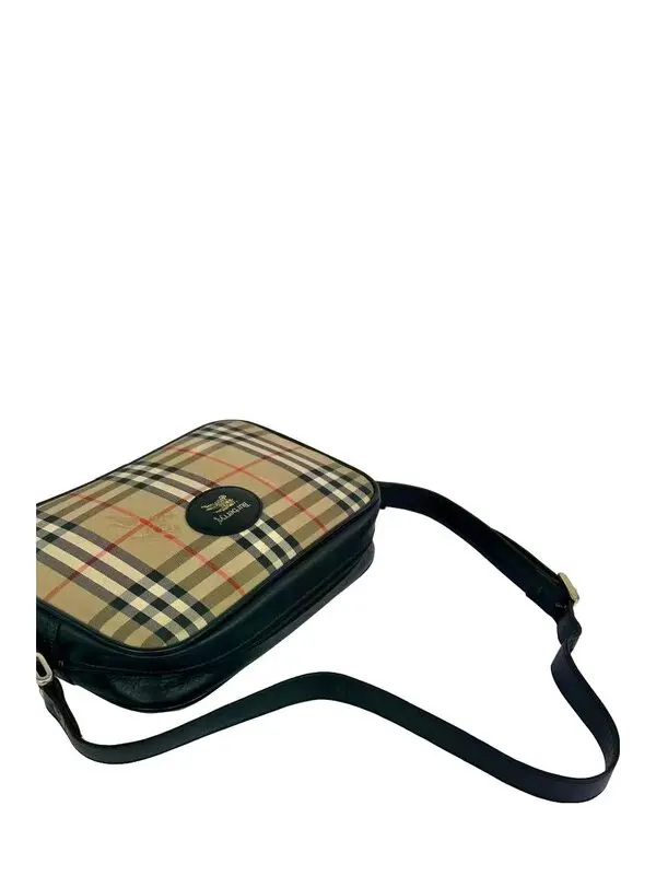 Burberry Haymarket Check Crossbody Bag - Neutrals