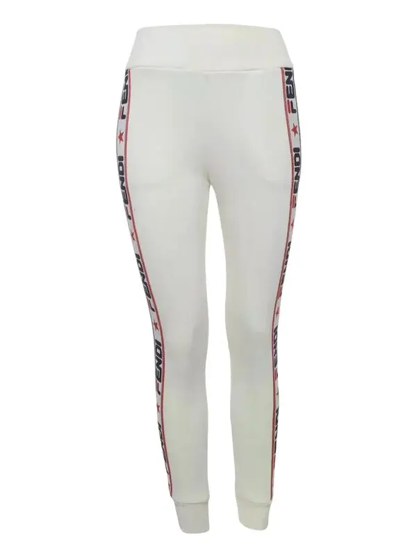 Fendi X Fila Logo-stripe Track Pants - White