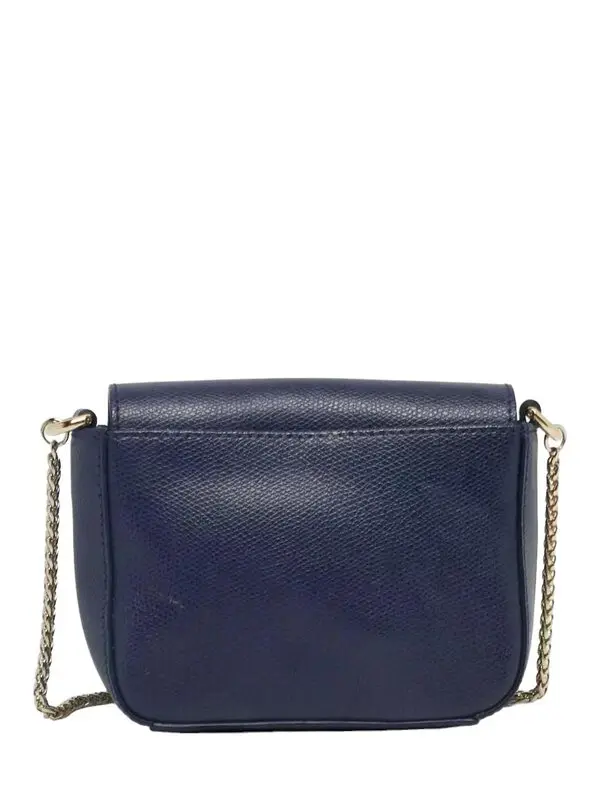 Furla Metropolis Mini Leather Crossbody Bag - Blue