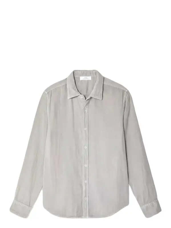 S.k.u. Triple Gauze Easy Garment-dyed Long-sleeve Shirt - Grey