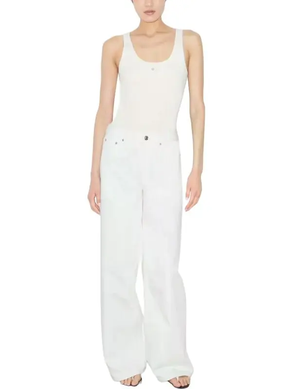 Tory Burch Ribbed Knit Tank Top - Neutrals