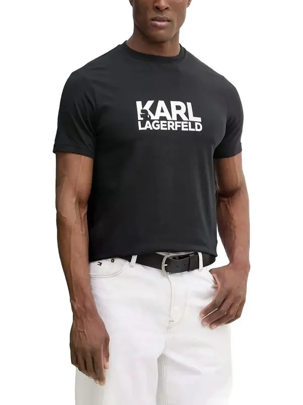 Karl Lagerfeld Logo-print T-shirt - Black
