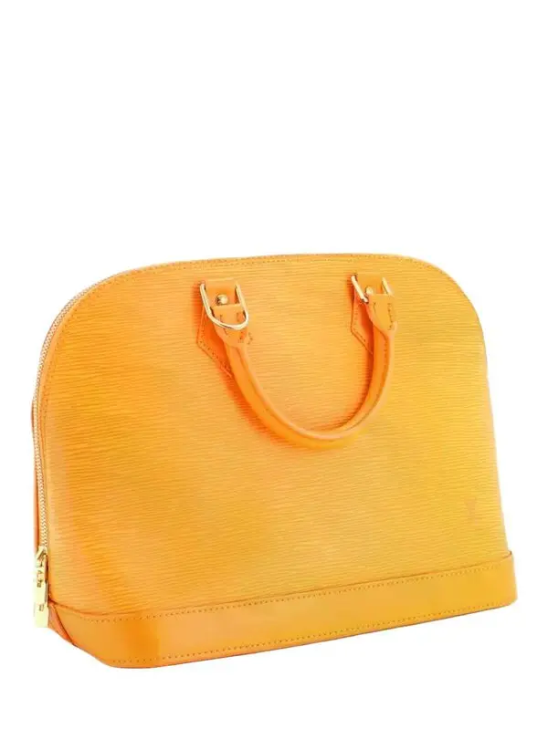 LOUIS VUITTON Epi Leather Alma Pm Satchel - Orange