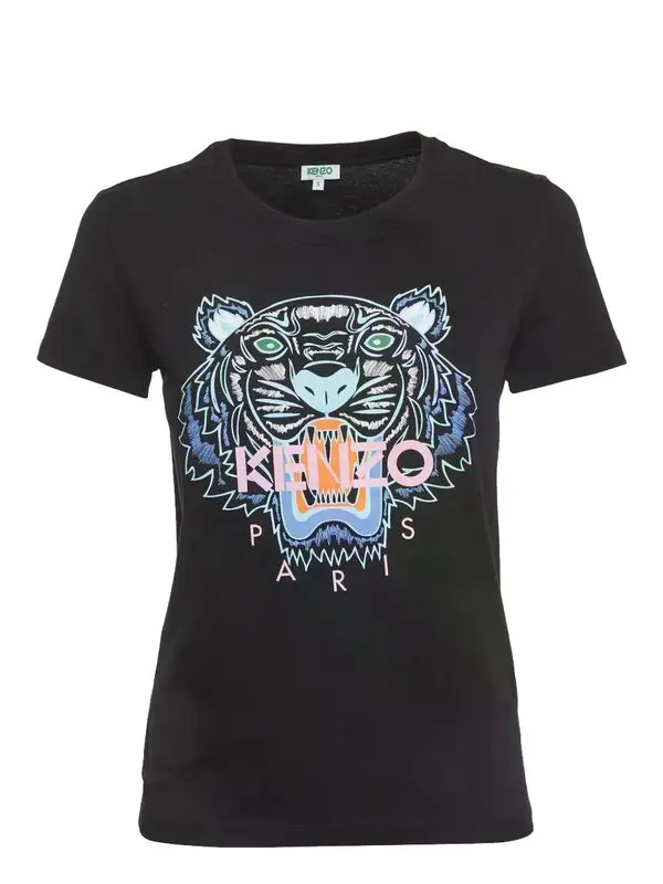 Kenzo Tiger Logo T-shirt - Black