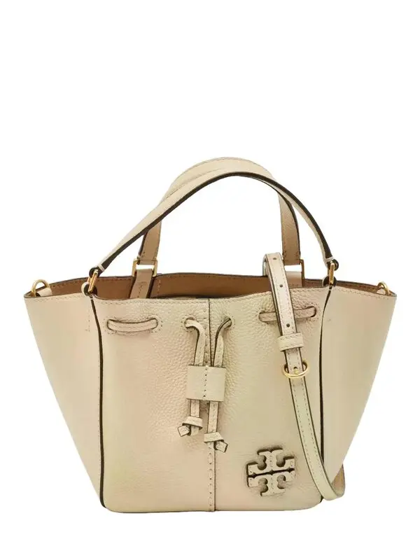Tory Burch Mcgraw Dragonfly Drawstring Tote Bag - Neutrals