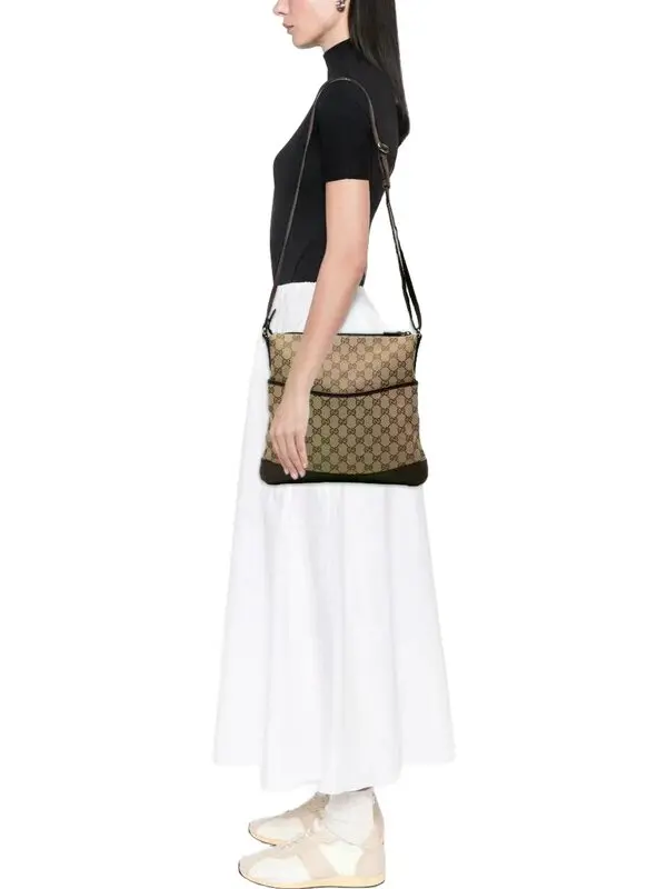 Gucci Gg Canvas Crossbody Bag - Neutrals