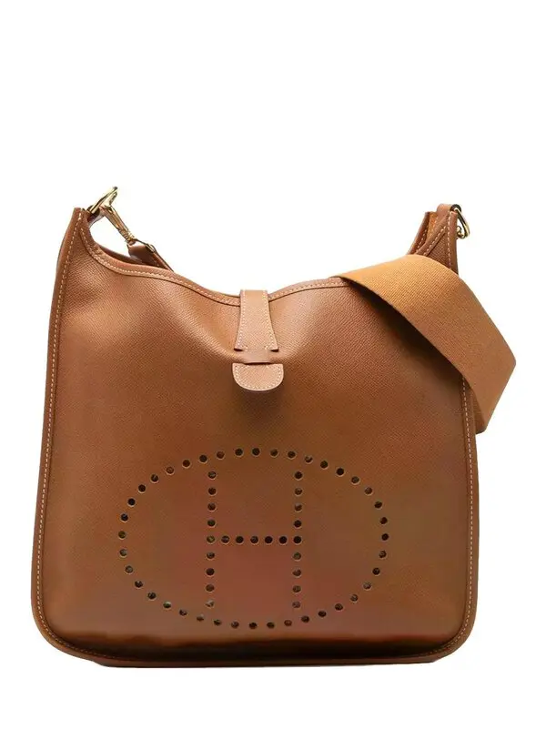 Hermès 1998 Clemence Evelyne 33 Crossbody Bag - Brown