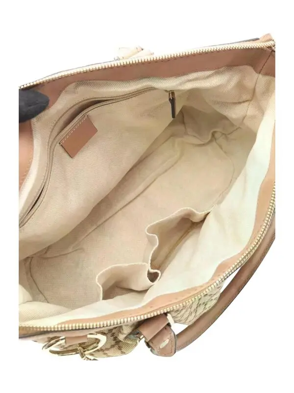 Gucci Diamante Canvas Sukey Satchel - Neutrals