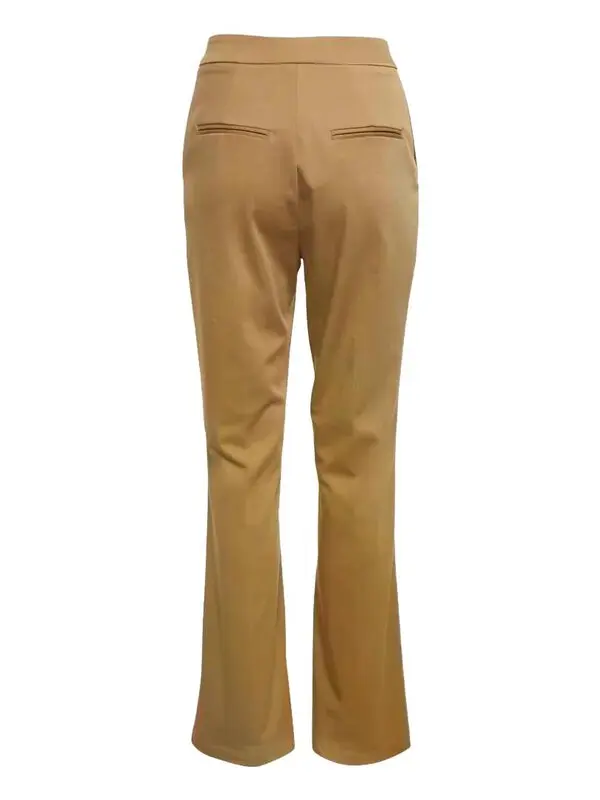 424 Gabardine Flared Trousers - Neutrals