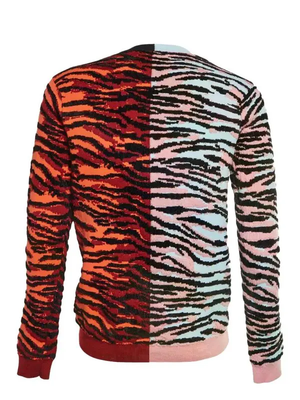 Kenzo Animal Jacquard Knit Sweater - Black
