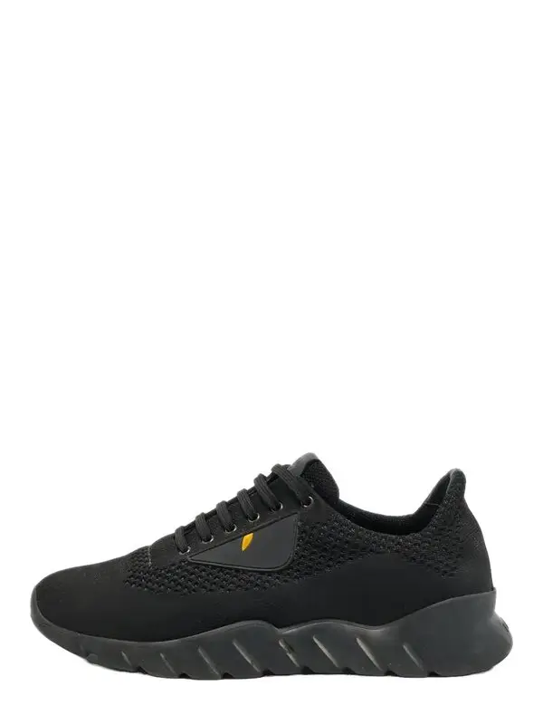Fendi Bag Bug Knit Sneakers - Black