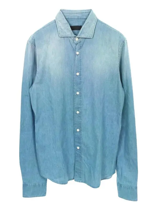 Prada Long-sleeve Denim Shirt - Blue