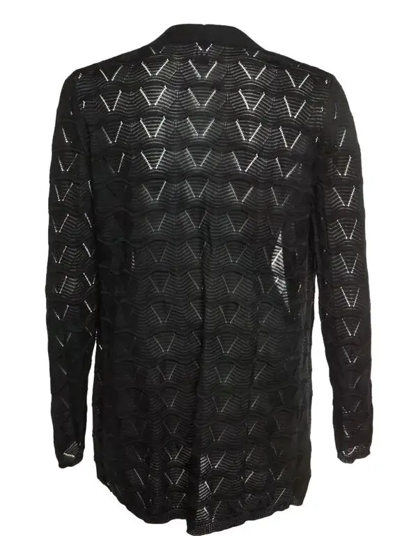 Missoni Pointelle Knit Cardigan - Black