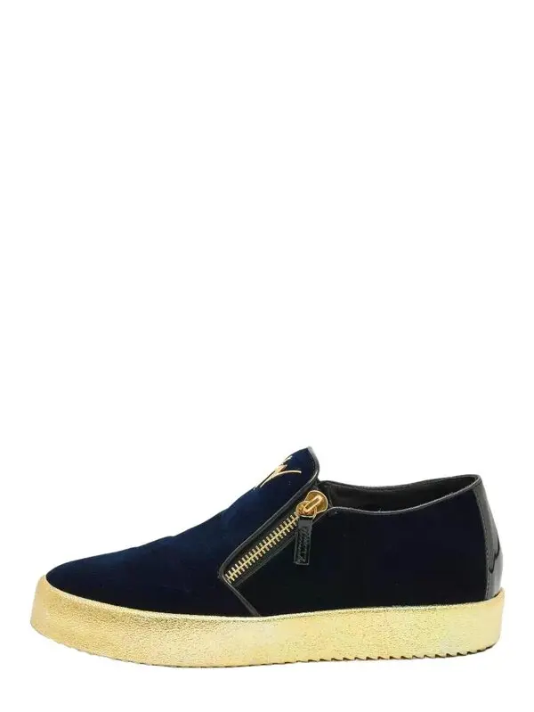 GIUSEPPE ZANOTTI Frankie Side-zip Sneakers - Blue
