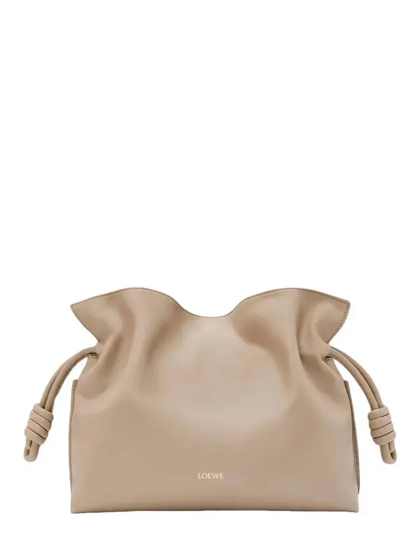 Loewe Medium Flamenco Clutch - Sand