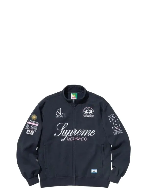 Supreme X La Martina Ss26 Zip Up Sweatshirt - Navy