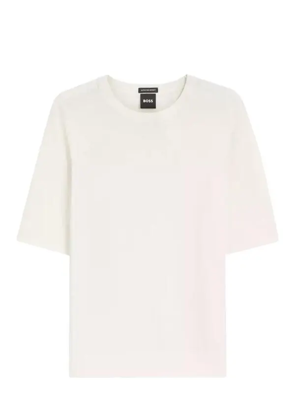 BOSS Short-sleeve Crew-neck Sweater - Neutrals
