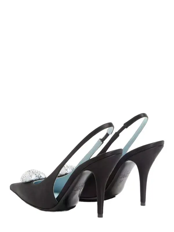 Valentino Garavani Coeur Royal Slingback Pumps - Black