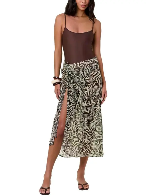 NICHOLAS Lia Skirt - Brown