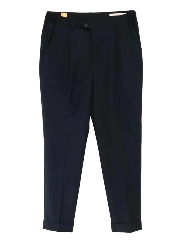 Alpha Industries Pleated Trousers - Blue
