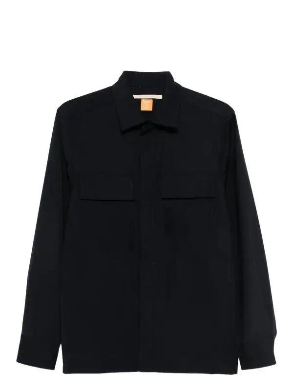 HINDUSTRIE Chest-pocket Shirt Jacket - Blue