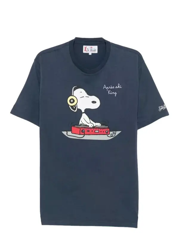 MC2 SAINT BARTH X Peanuts Arnott Warm Graphic-print T-shirt - Blue