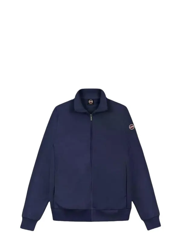 COLMAR High-neck Zip-up Cotton Sweatshirt - Blue