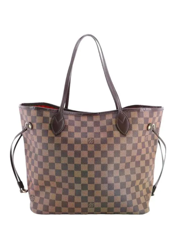 LOUIS VUITTON Damier Neverfull Mm Tote Bag - Brown