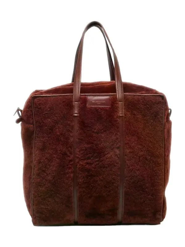 Balenciaga Medium Bazar Tote Bag - Brown