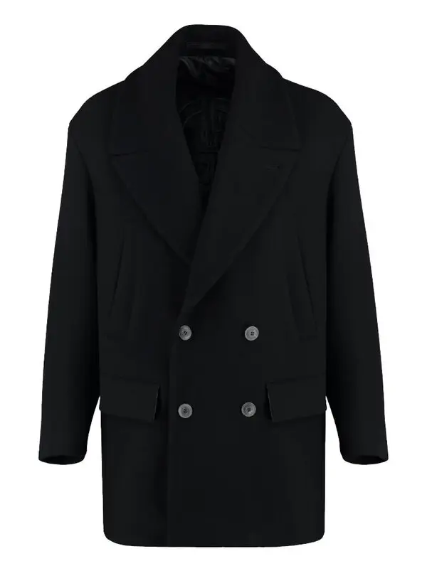 Giorgio Armani Double-breasted Tailored Coat - No