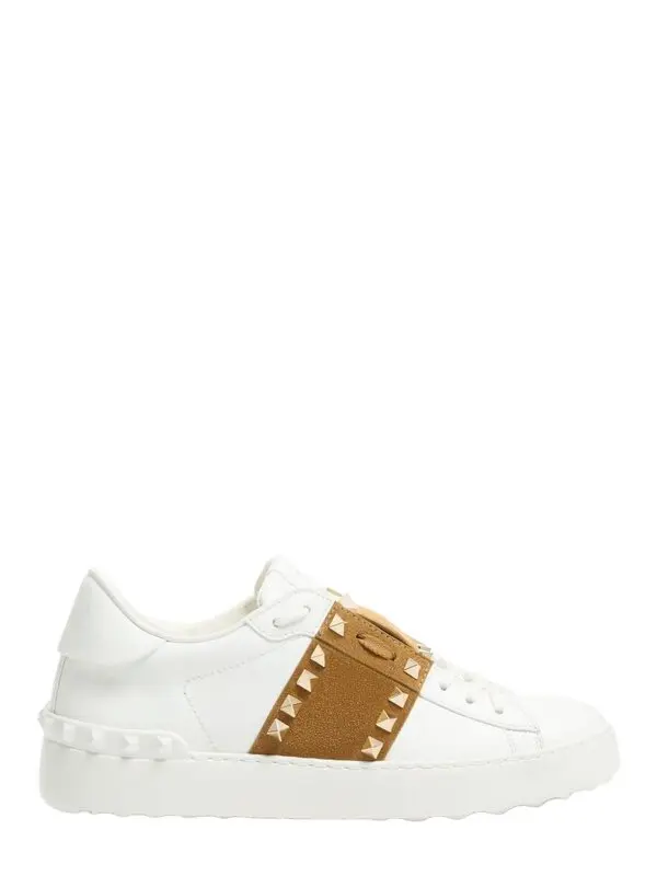 Valentino Garavani Rockstud Untitled Leather Sneakers - Multicolor