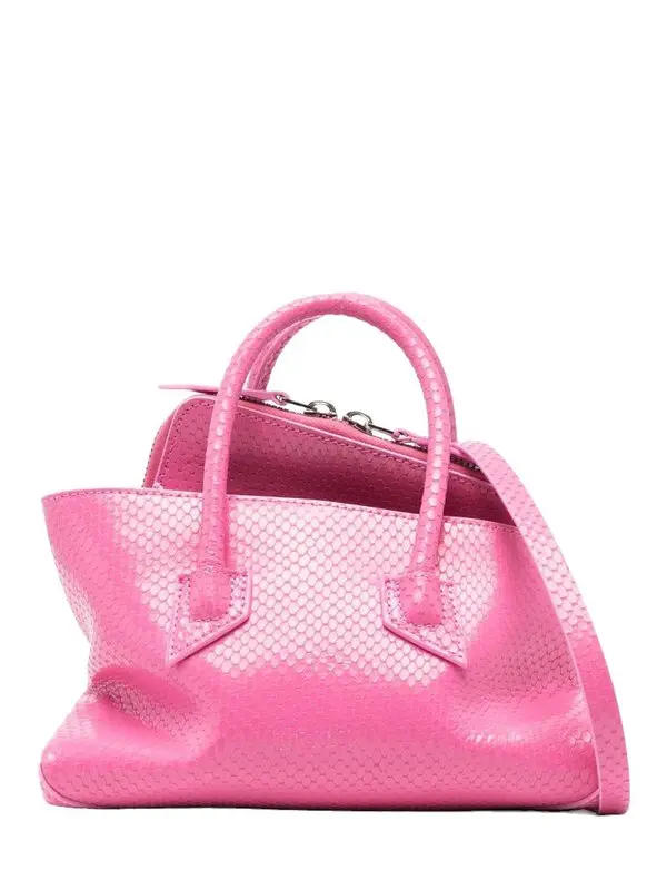 Attico La Passeggiata Mini Leather Shoulder Bag - Multicolor