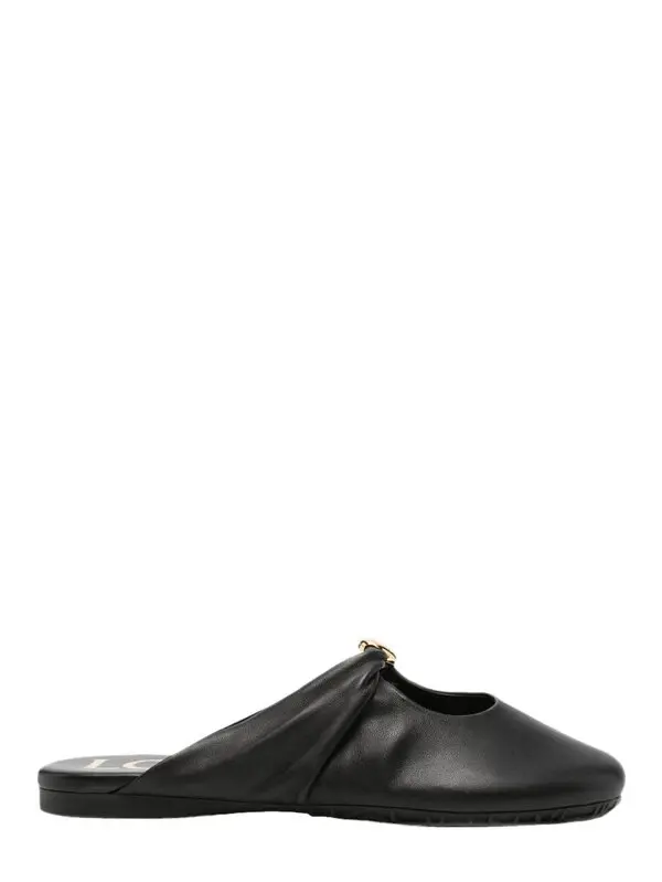 Loewe Pebble Soft Leather Slippers - Multicolor